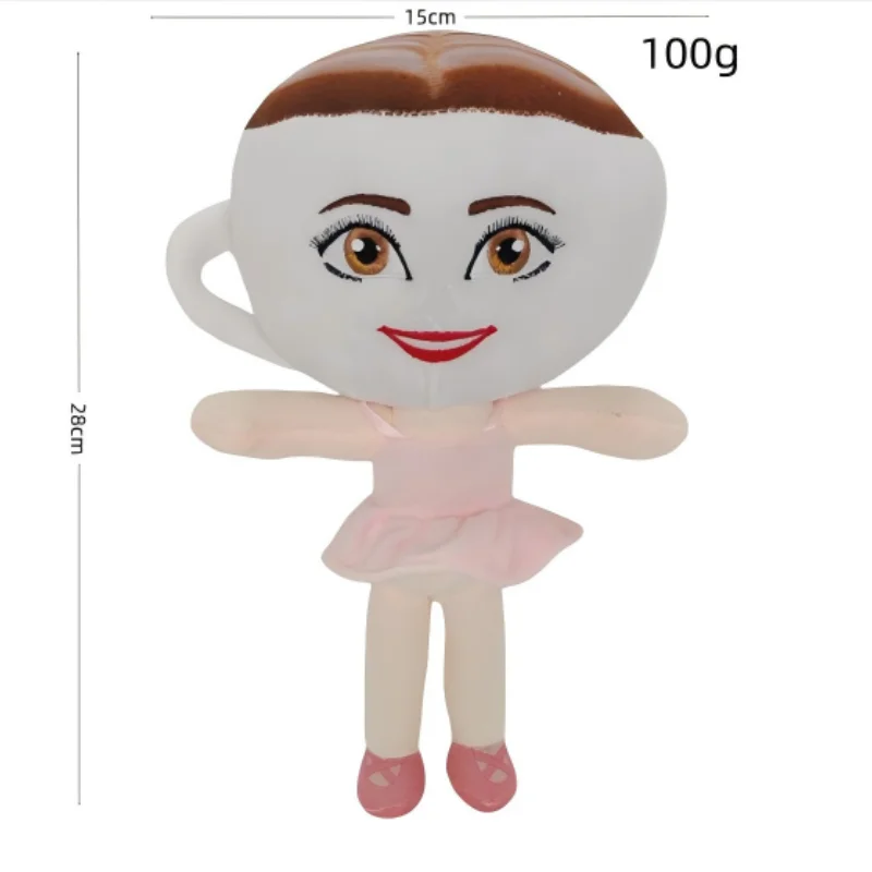 Italian Brainrot Plush Ballerina Cappuccina - Brainrot Toy